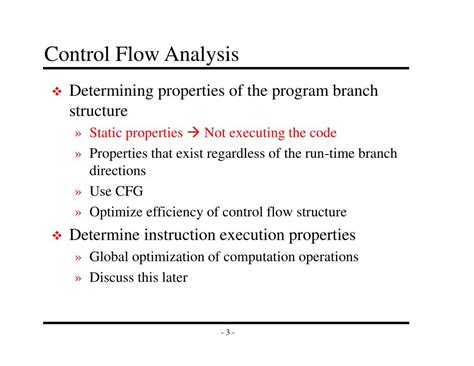 Ppt Control Flow Ii Dominators Loop Detection Powerpoint