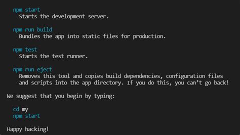 React Scaffold Creation Project Failed Node E Try Require Postinstall Catch E