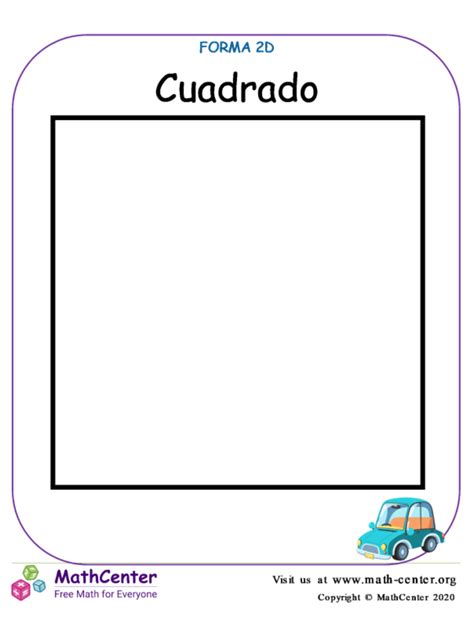 Plantilla Cuadrado Imprimir Para Preescolar Cuadrado Preescolar