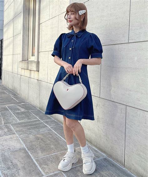 【楽天市場】【f I N T公式】【gw限定価格】【サイズ展開】リボン タイ 付き パフスリーブ デニム ワンピース F I N T フィント [53ae05h006]：f I N T