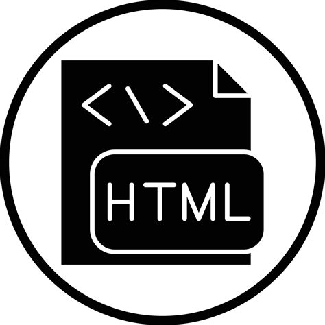 HTML File Vector Icon Design Vector Art At Vecteezy