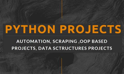Do Python Automation Scrapping Data Structures Projects By Aliyanamir