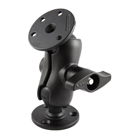 Ram® Double Ball Mount With Two Large Round Plates D Size Short Ram