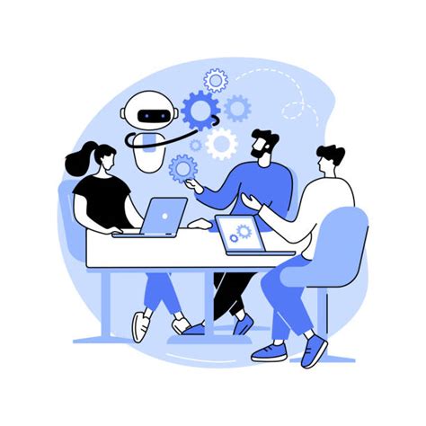 12000 Assembling Robots Stock Illustrations Royalty Free Vector