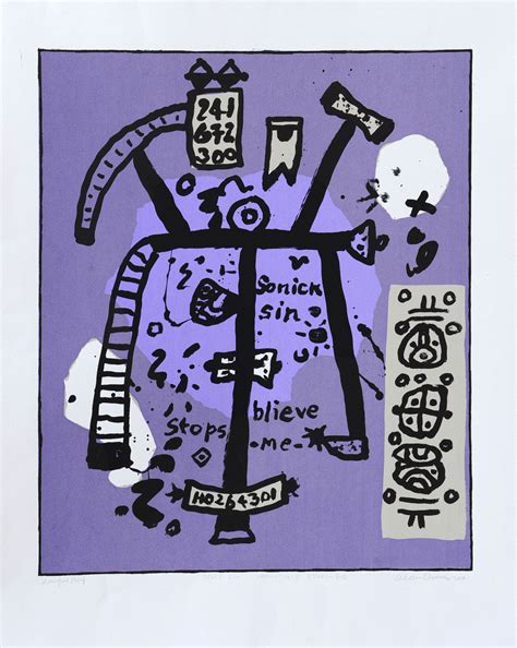 Alan Davie Sonic Sin Variation C Goldmark