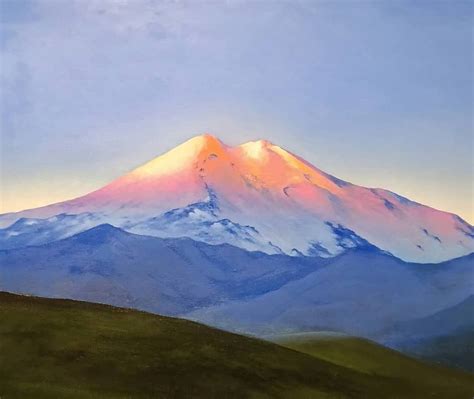 Картина «Эльбрус Холст на подрамнике Масло 2024 г