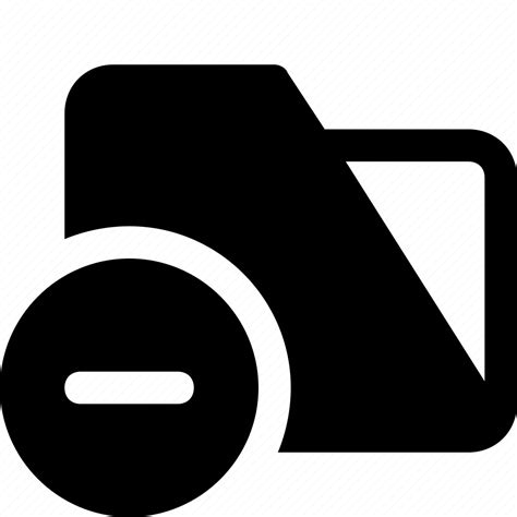 Files And Folders Folder Remove Icon Download On Iconfinder