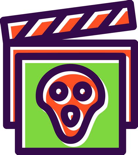 Horror Movie Vector Icon Design 15712463 Vector Art At Vecteezy