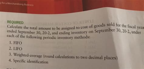 Solved SPECIFIC IDENTIFICATION FIFO LIFO AND WEIGHTE Ear Chegg Com