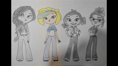 Как нарисовать Снежку из Сказочного патруля Youtube