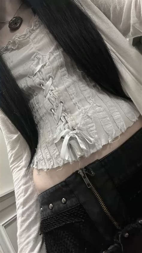 White Goth Outfit Y2k White Goth Outfit Inspo Cracked Porcelain Doll