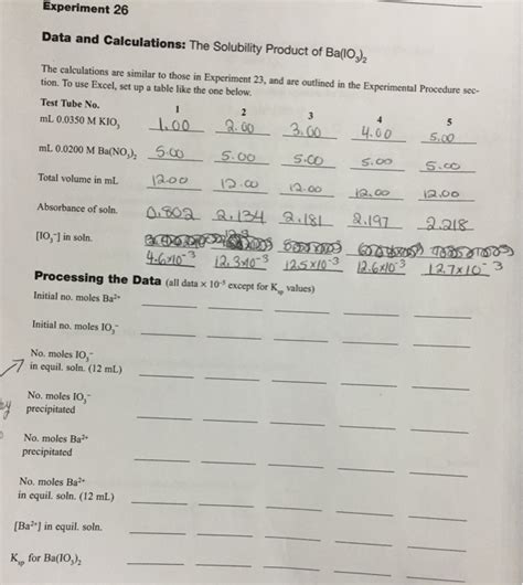 Solved The Calculations Are Similar To Those In Experiment Chegg Com