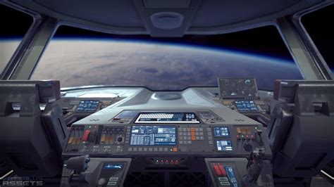 sci fi cockpit bridge 6 assetsdeals pro