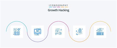 Hacking Blue 5 Icon Pack Including Privacy Hand Theft Security