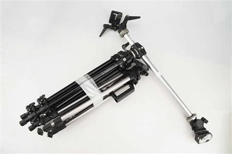 Lot 394 A Manfrotto 055b Tripod And Boom Arm