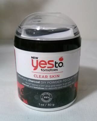 Yes To Tomatoes Clear Skin Detoxifying Charcoal Diy Powder To Clay Mask