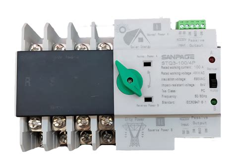 Dual Power Automatic Transfer Switch 2p 4p 100a 220v Yekta Company