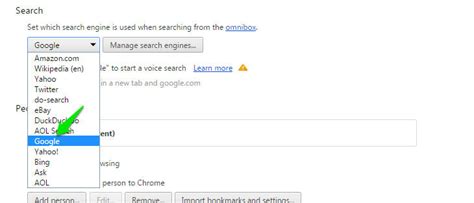 How To Change Your Default Search Engine Major Browsers Ubergizmo