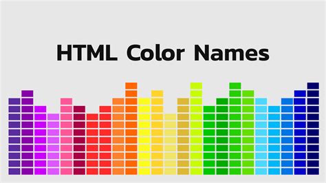 Html Color Chart With Names