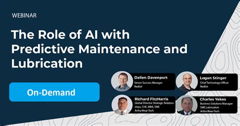 The Role Of Ai With Predictive Maintenance And Lubrication Redlist