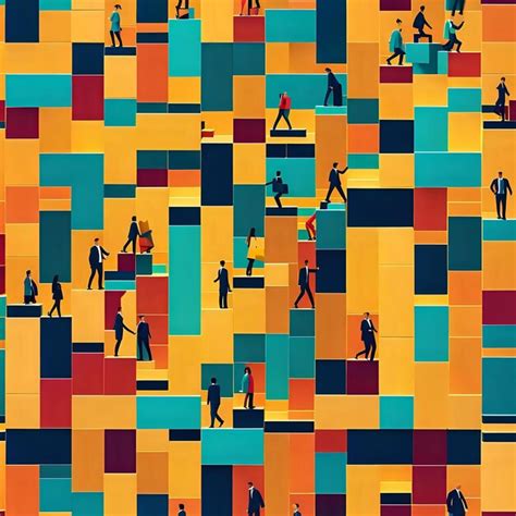 Career Path Planning With Stacking Blocks Premium Ai Generated Image