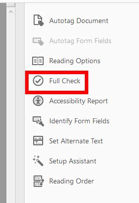 Creating Accessible PDFs