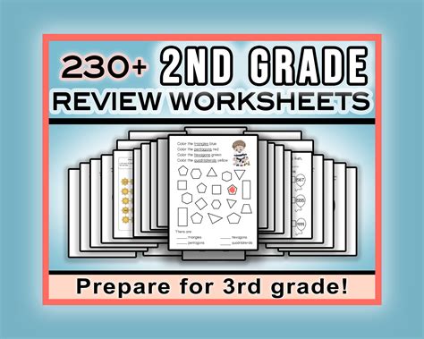2nd Grade Worksheets Review Packet For Entering 3rd Grade • Reading