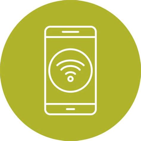 Wifi Mobile Application Vector Icon Vector Art At Vecteezy