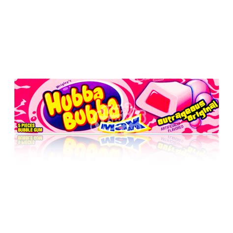 Hubba Bubba Max Bubble Gum Stick Assorted Flavours United Sweets