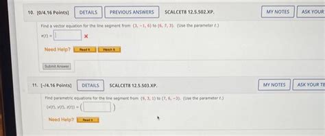 Solved Find A Vector Equation For The Line Segment From Chegg