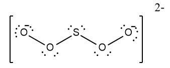 Lewis Structure Of Sulfate Ion