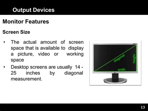 Computer System Output Devices Peripherals Ppt