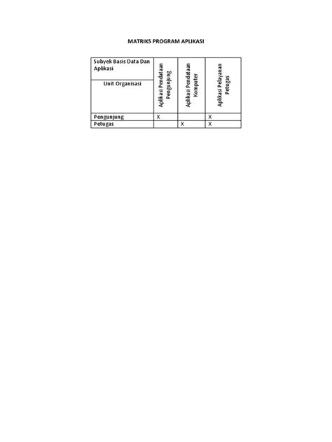 Matriks Program Aplikasi Pdf