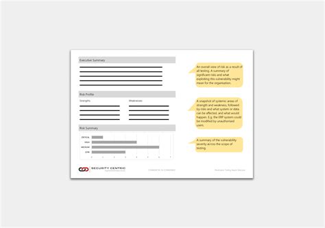 Pen Testing Sample Report Landing Page