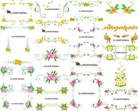 16 Vector Flowers And Lace Pattern Vectors Images Graphic Art Designs
