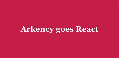 Why Arkency A Ruby Company Goes Reactjs Rruby