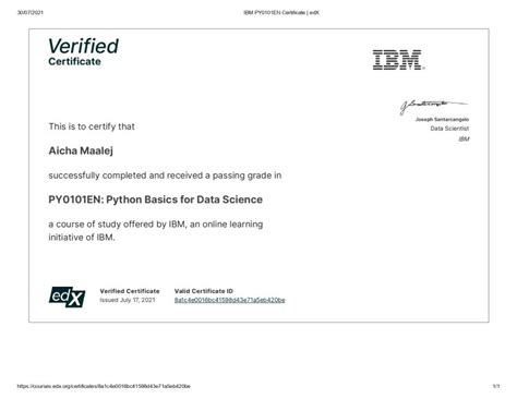 aicha maalej على linkedin successfully completed ibm s python basics