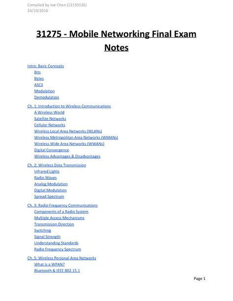 Lecture Notes Lectures Lecture 1 12 Compiled Joe Chen 12150126