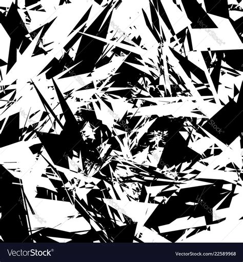 Geometric Edgy Shape Pattern Rough Royalty Free Vector Image