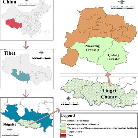 Location Of The Qomolangma Nature Reserve Download Scientific Diagram