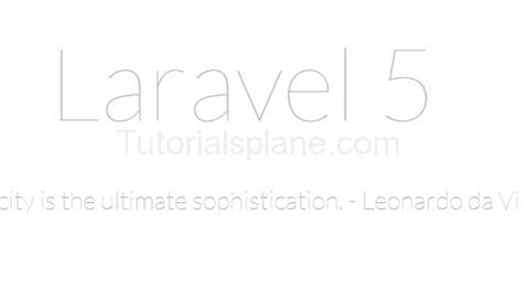 Install Laravel 5 On Windows Xampp Wamp Laravel Tutorial