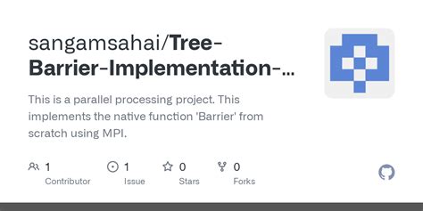 github sangamsahai tree barrier implementation using mpi this is a