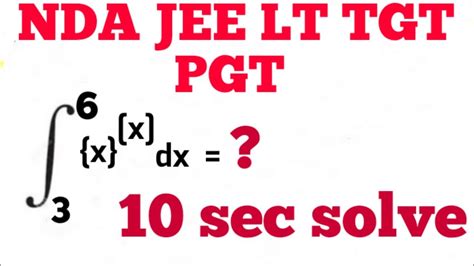 Integration Greatest Integers Function Fractional Partdefinite