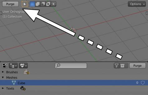 Adding The Purge Button To The D Viewport Header In Blender