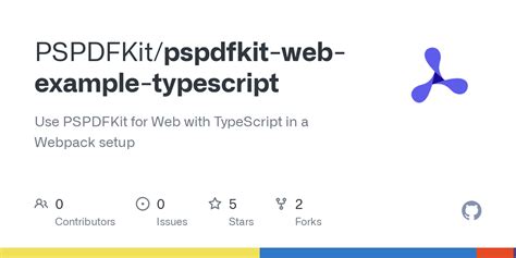 Github Pspdfkitpspdfkit Web Example Typescript Use Pspdfkit For Web With Typescript In A