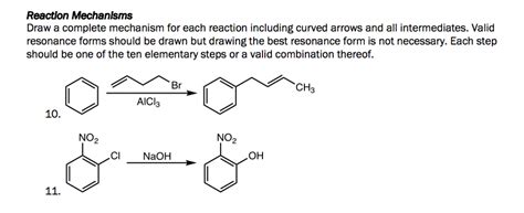 Solved Reaction Mechanisms Draw a complete mechanism for | Chegg.com