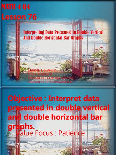 lesson 76 interpreting data presented in double vertical and double horizontal bar graphs