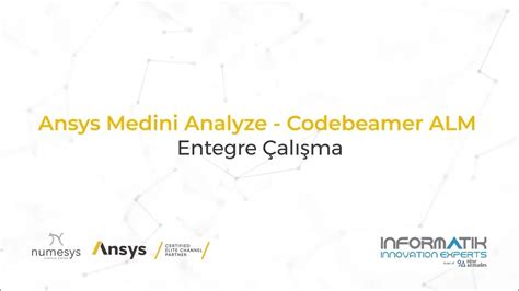 Ansys Medini Analyze Codebeamer Alm Entegrasyon Youtube