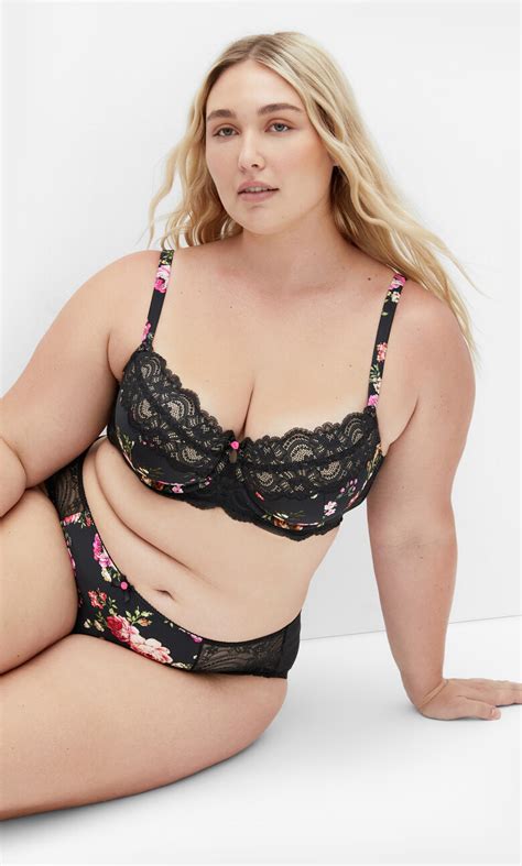 Womens Plus Size Push Up Bras City Chic