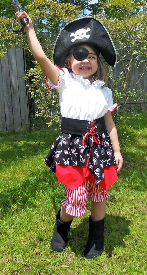 Pirate Costume Sizes 2 8 Birthday Dress Up Pageant Halloween